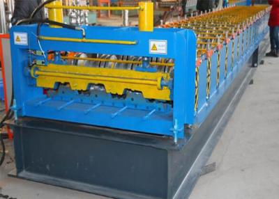 China Panel Tile  Floor Deck Roll Forming Machine / 16 Rolling Steps Metal Roll Former for sale
