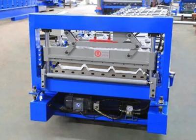 China 0.3 - 0.8mm Wall Roof Panel Roll Forming Machine 14 Rows Forming Rollers for sale