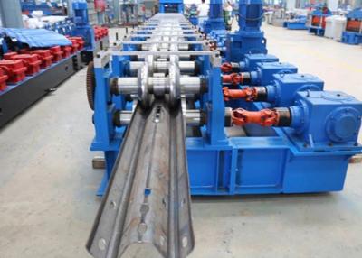 China Protection Fence Guardrail Roll Forming Machine / Highway Guardrail Forming Machine for sale