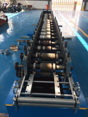 China 20 stages shutter door roll forming machine 12m / min 0.5 - 1.2mm thickness for sale