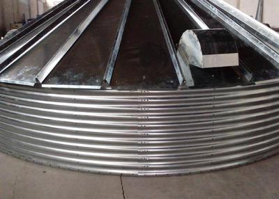 China Galvanized Sheet Steel Silo Roll Forming Machine PI PPGI Material Industrial for sale