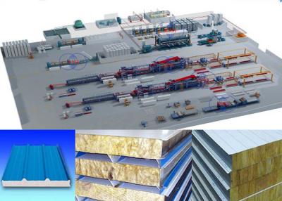 China High Accuracy Galvanized Steel Sandwich Panel Roll Forming Machine Automatic System for sale