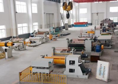 China Aluminium Foil Steel Coil Slitting Machine PLC Control Pipe Making Support for sale