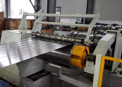 China Aluminium Foil Steel Coil Slitting Machine PLC Control Pipe Making Support for sale