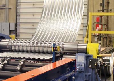 China Custom Silo Roll Forming Machine Gear Box Galvanized Steel Roller Curving for sale
