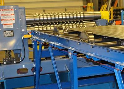 China Culvert Sheet Roll Forming Machine Track Cutting Spiral Type 4mm Thick for sale