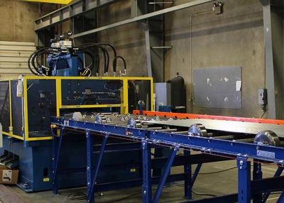 China Culvert Sheet Roll Forming Machine Track Cutting Spiral Type 4mm Thick for sale