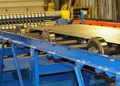 China Culvert Sheet Roll Forming Machine Track Cutting Spiral Type 4mm Thick for sale