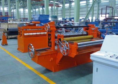 China Slitter Rewinder Machine Uncoiling Leveling Cutting Stacking Included for sale