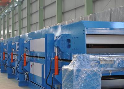 China Easy Install Rock Wool Production Line / Accurate Roof Panel Making Machine for sale