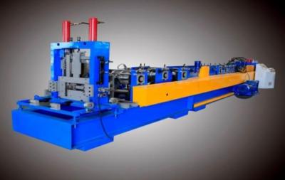 China Pallet Rack C Z Purlin Roll Forming Machine PlC Control Hydraulic Cutting for sale