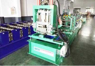 China Galvanized Steel  C Z Purlin Roll Forming Machine Fully Automatic Quick Changing Sizes for sale