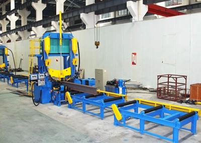 China Full Automatic H Beam Welding Line Web Gantry Assembly Thickness 6 - 32mm for sale