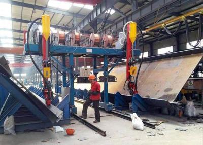 China Gantry Cantilever H Beam Welding  Line  Flange Width CNC Cutting Easy Install for sale
