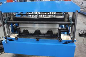 China Decking Sheet Floor Deck Roll Forming Machine Gearbox Drive Easy Installation for sale