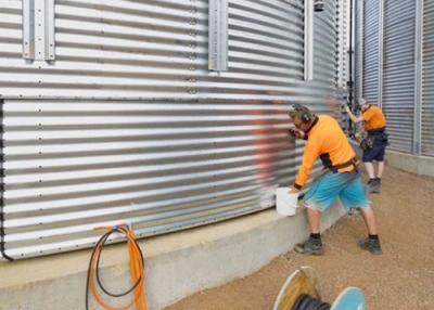 China 1.5-4.0 mm grain bin Corrugated Galvanized Sheet Silo Roll Forming Machine for sale