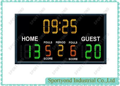 China 7 Segment Sports Scoreboard For Basketball Game with Timer display and Wireless Remote Console for sale