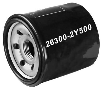 中国 OE 26300-02501 ハンダイ 26300 2Y500 メタルとフィルター紙 材料 オイルフィルター 販売のため
