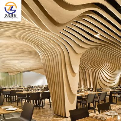 China White Perforated Aluminium Ceiling Cladding Facade Composite Panel 300mm for sale