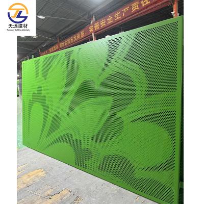 China ISO9001 Aluminum ACP Panel Tiles Perforated Metal Ceiling Facade Mouldproof for sale