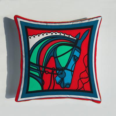 Cina Copertura Sofa Chair Pillow decorativo del cuscino stampata modello su ordinazione in vendita