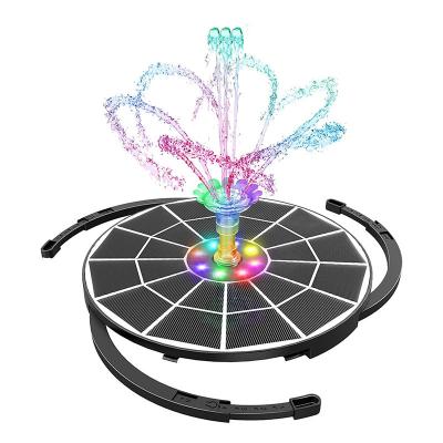 Cina For Garden Ponds Aquarium and Outdoor AISITIN 5.5W Solar Fountain Pump with LED Lights and 3000mAh Battery, Solar Powered Water Fountain for Garden Pond Pool Aquarium in vendita