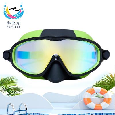 China Fog Resistance Children'S Swimming Goggles Silicone Swimming Goggles With Electroplated for sale