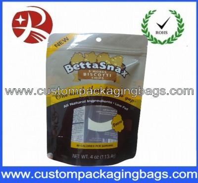Cina L'abitudine di plastica gialla ha stampato sta sui sacchetti dello zip per i biscotti in vendita