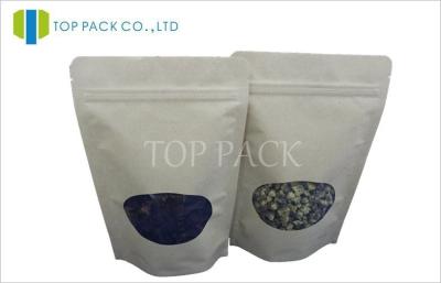Cina Lo spuntino a chiusura lampo della chiusura lampo della carta kraft Insacca per alimento/borse d'imballaggio stampate in vendita