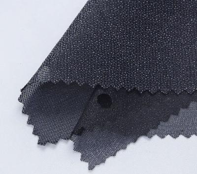 China Aanpasbaar 30G/45G/55G Kleefmiddel Circulair Gebreide Fusible Interlining Te koop