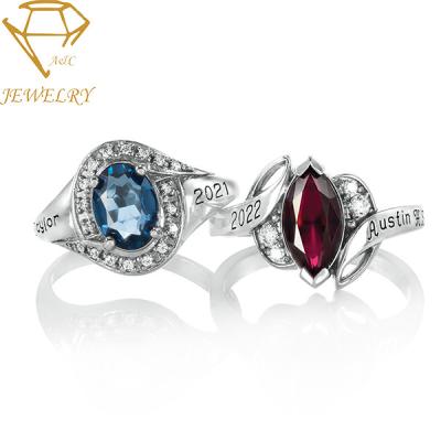 Cina Istituto universitario d'acciaio Ring Design For Ladies in vendita
