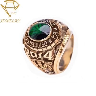 China Graduation High School Customized Class Rings for sale