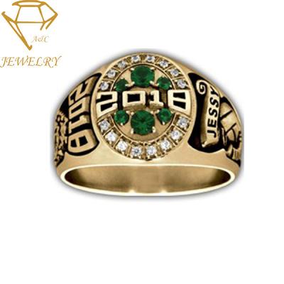 Cina Università Diamond Womens Class Rings dell'istituto universitario in vendita