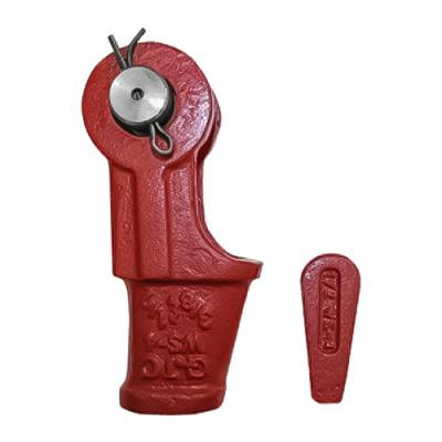 중국 리깅 하드웨어 정밀 투자 가스팅 오픈 와이어 로프 윙 소켓 스와지 수갑 판매용