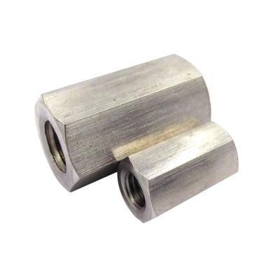China Stainless Steel Long Threaded Hex Coupling Nut DIN 6334 M10 M12 M14 for sale