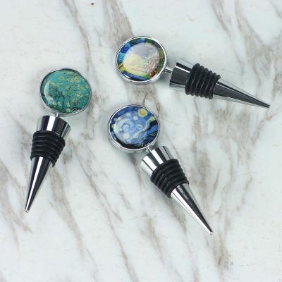 Stainless Steel Wine Bottle Stoppers Custom Logo Sustainable For Gifts
