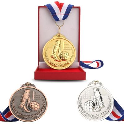 China Custom Brass Award Medal with 20mm-80mm Size and 1.5-5mm Thickness for Sports Events for sale
