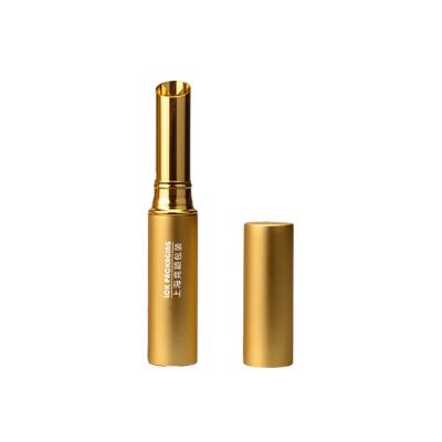Cina Metropolitana esile di Matte Metal Mini Lip Balm del giro di immaginazione 2g con il logo su ordinazione in vendita