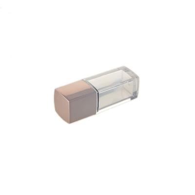 Cina contenitori vuoti di lucentezza del labbro della metropolitana di lucentezza del labbro di 5ml PETG con il cappuccio dell'oro in vendita