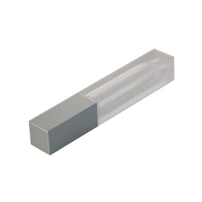 Cina 7ml radura PETG Matte Square Lip Gloss Container vuoto con il coperchio d'argento in vendita
