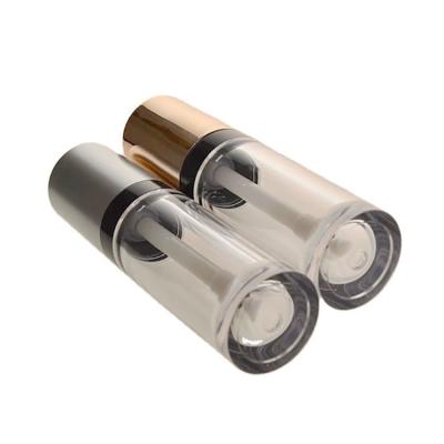 Cina contenitori di lusso di lucentezza del labbro del labbro 15ml della metropolitana cilindrica di lucentezza con il coperchio d'argento in vendita