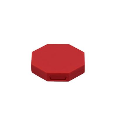 Cina Compatto di polvere di Matte Red Plastic Empty Hexagonal che imballa con lo specchio in vendita