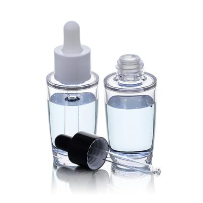 Κίνα Κενό σαφές PETG ωοειδές Skincare μπουκάλι ορών πολυτέλειας 30ml 50ml με Dropper προς πώληση