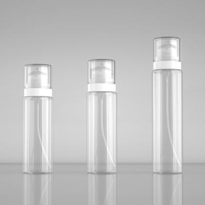 Cina Bottiglia cosmetica 100ml 150ml dello spruzzo dell'ANIMALE DOMESTICO chiaro per la foschia del fissatore di trucco in vendita