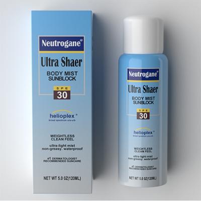 Cina bottiglia di plastica dello spruzzo del giro della bottiglia 120ml della foschia del corpo 180ml per protezione solare in vendita
