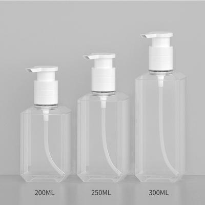 中国 厚い壁のボディ洗浄のためのプラスチック シャンプーのびん250ml 300ml OEM 販売のため