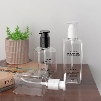 中国 厚い壁のボディ洗浄のためのプラスチック シャンプーのびん250ml 300ml OEM 販売のため