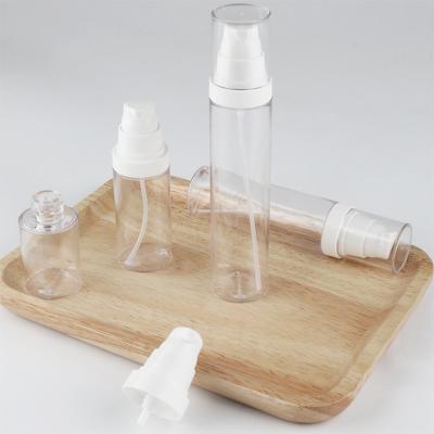 Cina Bottiglia cosmetica trasparente 30ml 100ml dello spruzzo di PETG per essenza facciale in vendita