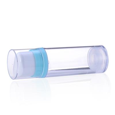 Cina 50ml 150ml intorno alla timbratura calda della chiara bottiglia senz'aria di plastica della pompa in vendita