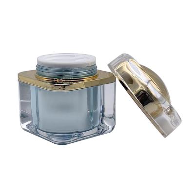 Cina Barattolo crema cosmetico vuoto di lusso 30g 50g della crema di fronte con il coperchio a vite in vendita